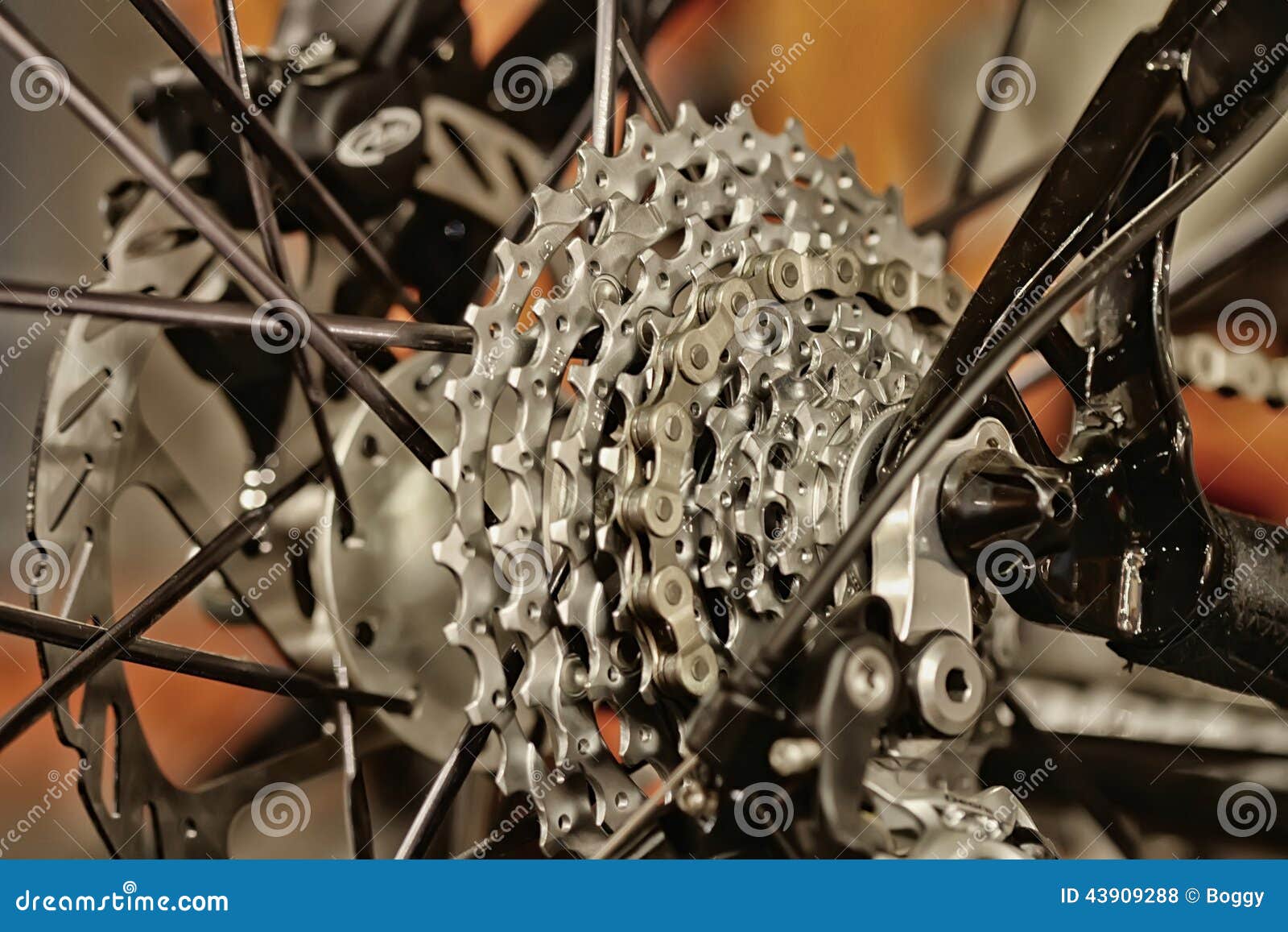 Bicycle gears stock photo. Image of gear, transport, detail - 43909288