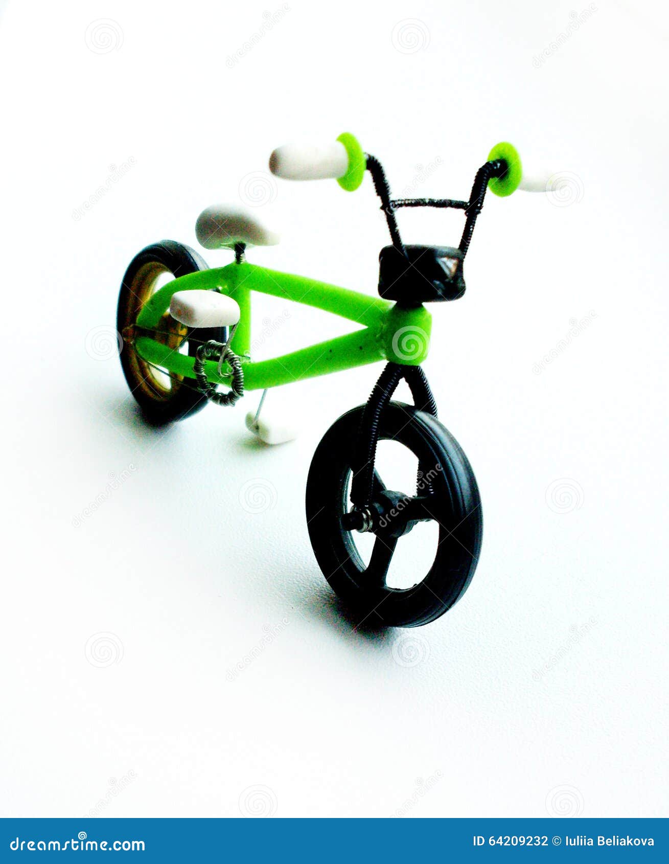 Bicycle Handmade from Polymer Clay Stock Photo - Image of fashion, gear ...