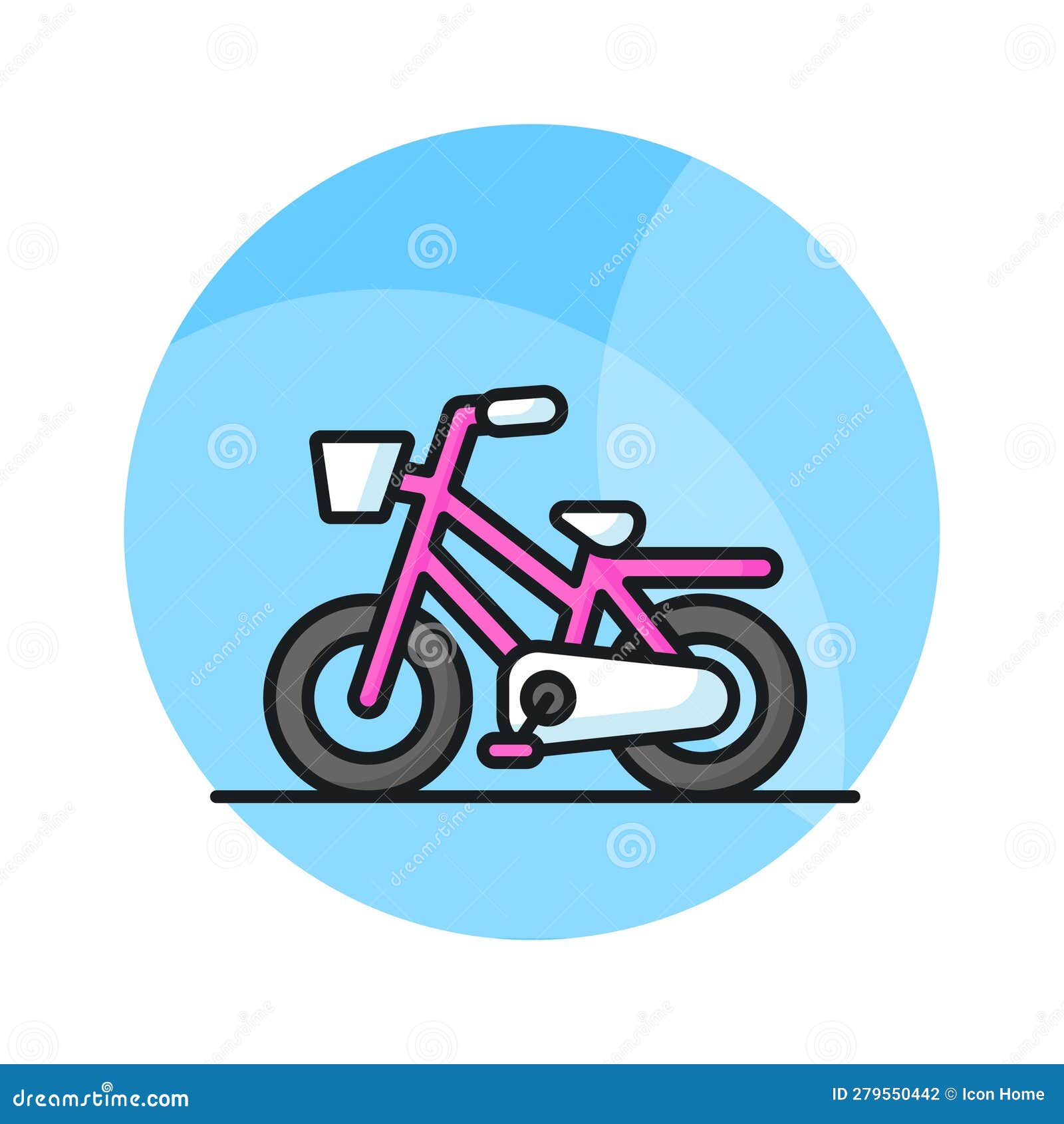 Bicycle Icon Design in Modern Style, Pedal Bike Vector Design Stock ...