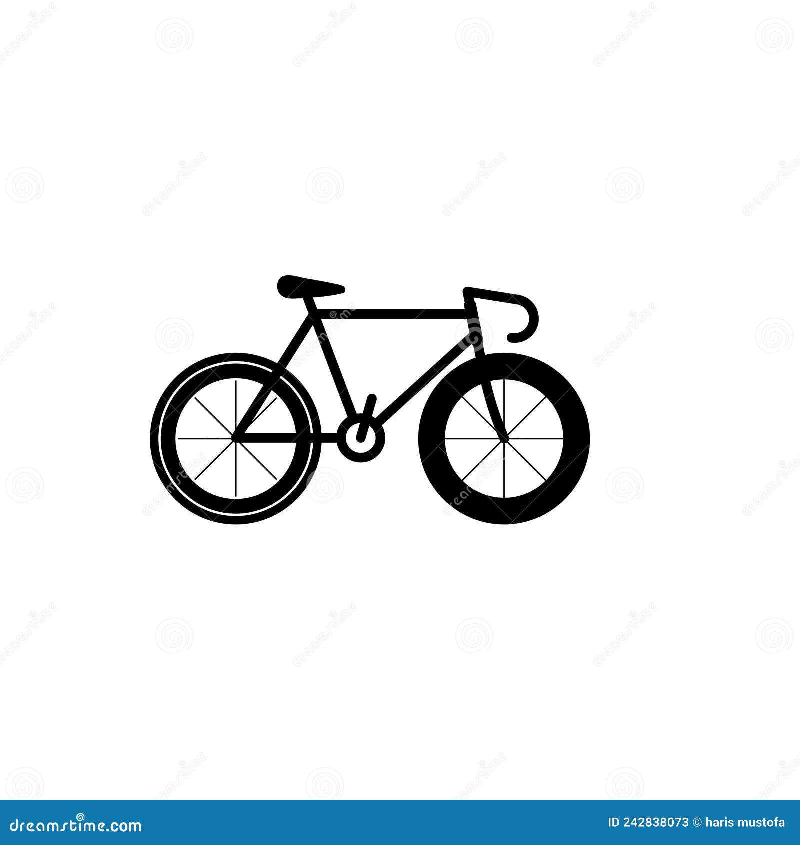 Bicycle Icon Design Template Vector Isolated Illustration Stock ...