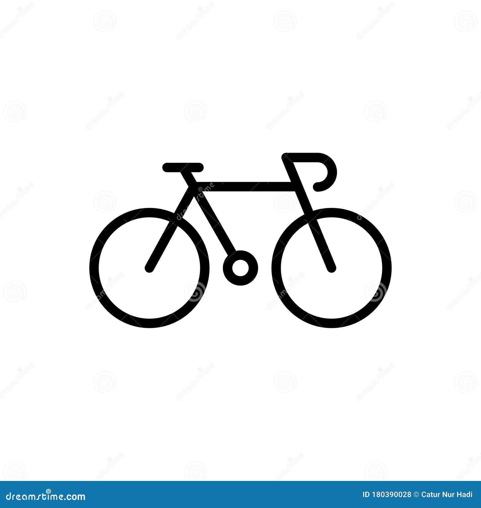 Bicycle Icon Flat Vector Template Design Trendy Stock Vector ...