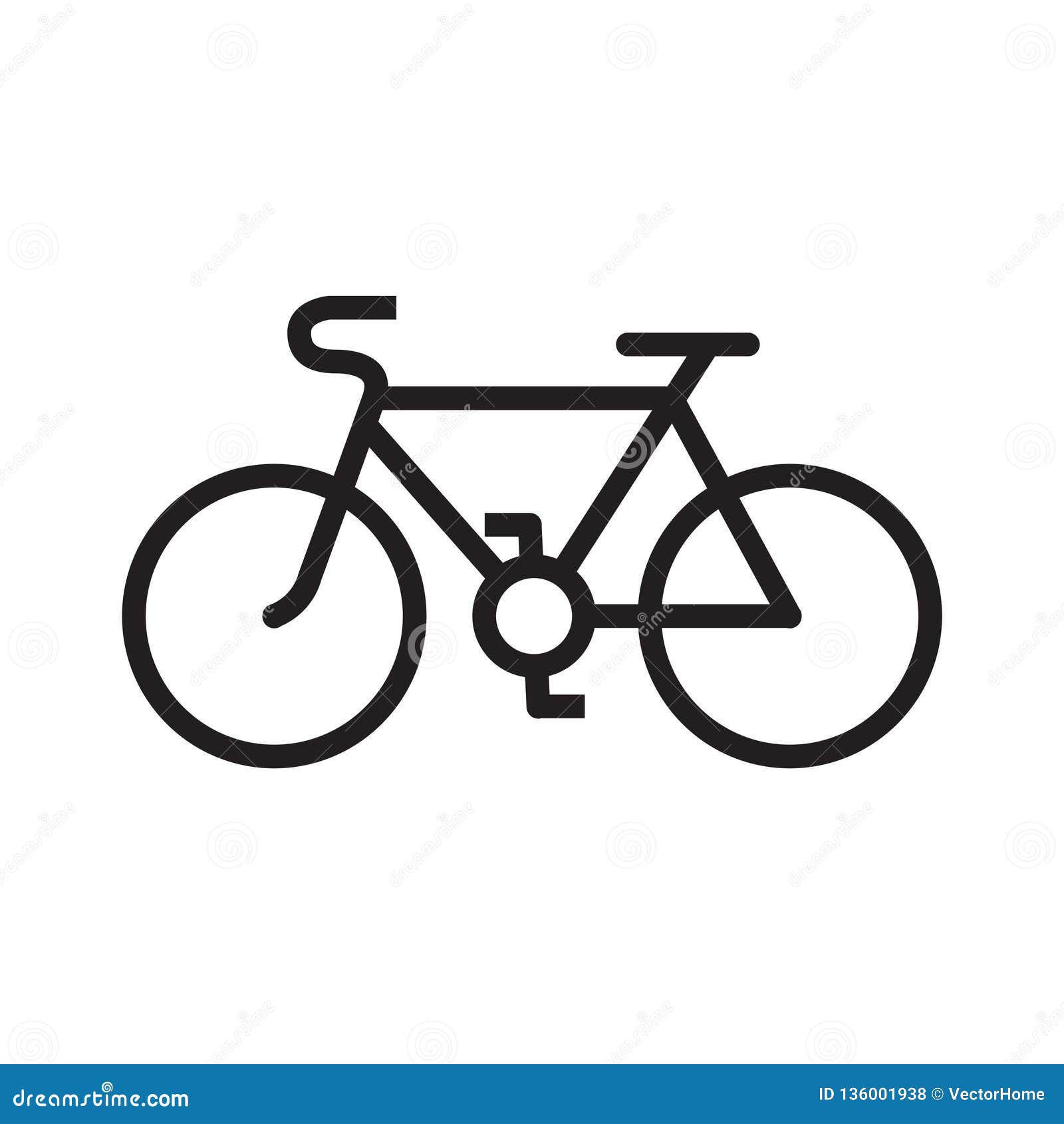 Bicycle Icon,, Vector Illustration Stock Vector - Illustration of ...