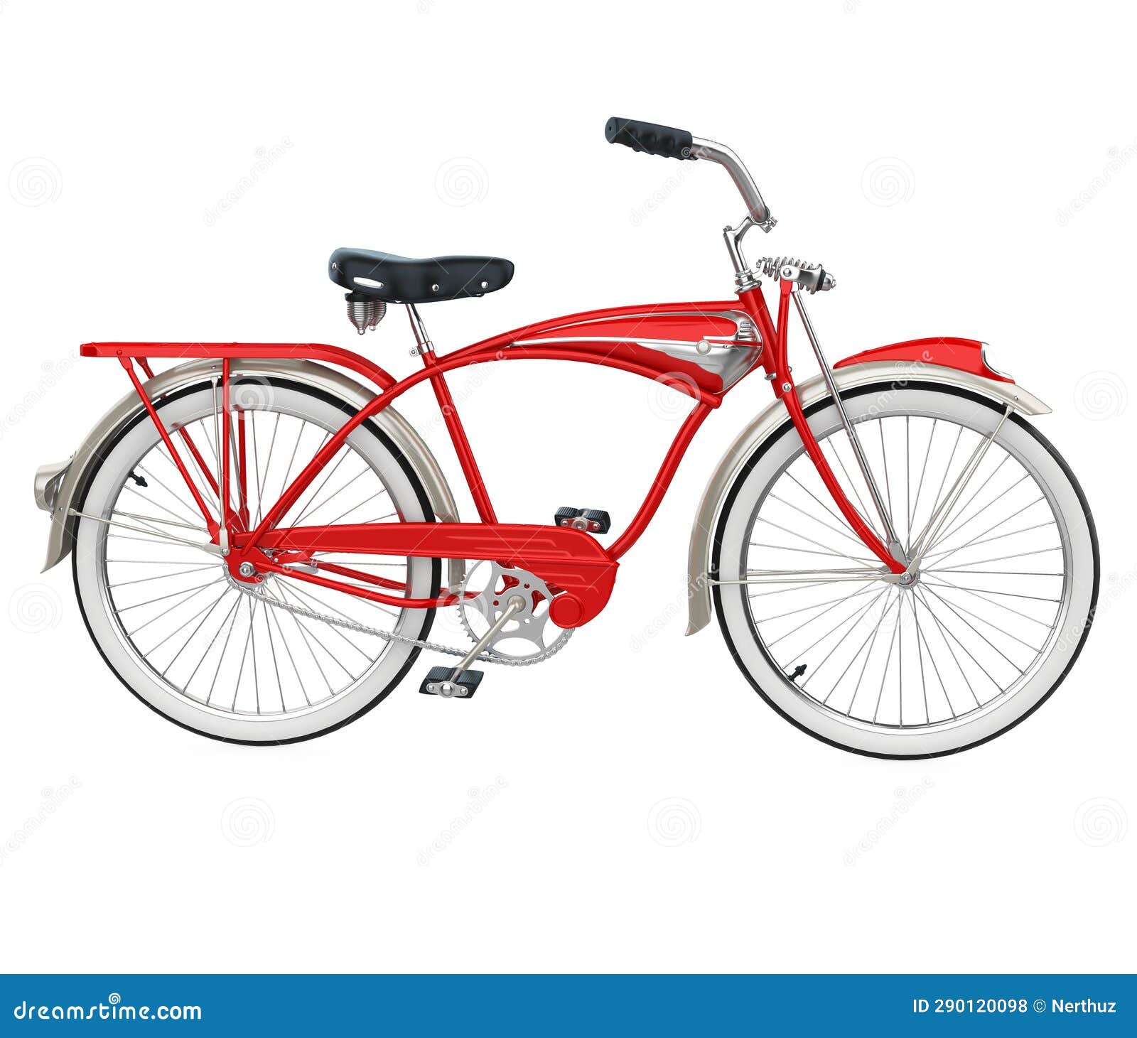 Bicycle Isolated stock illustration. Illustration of brake - 290120098