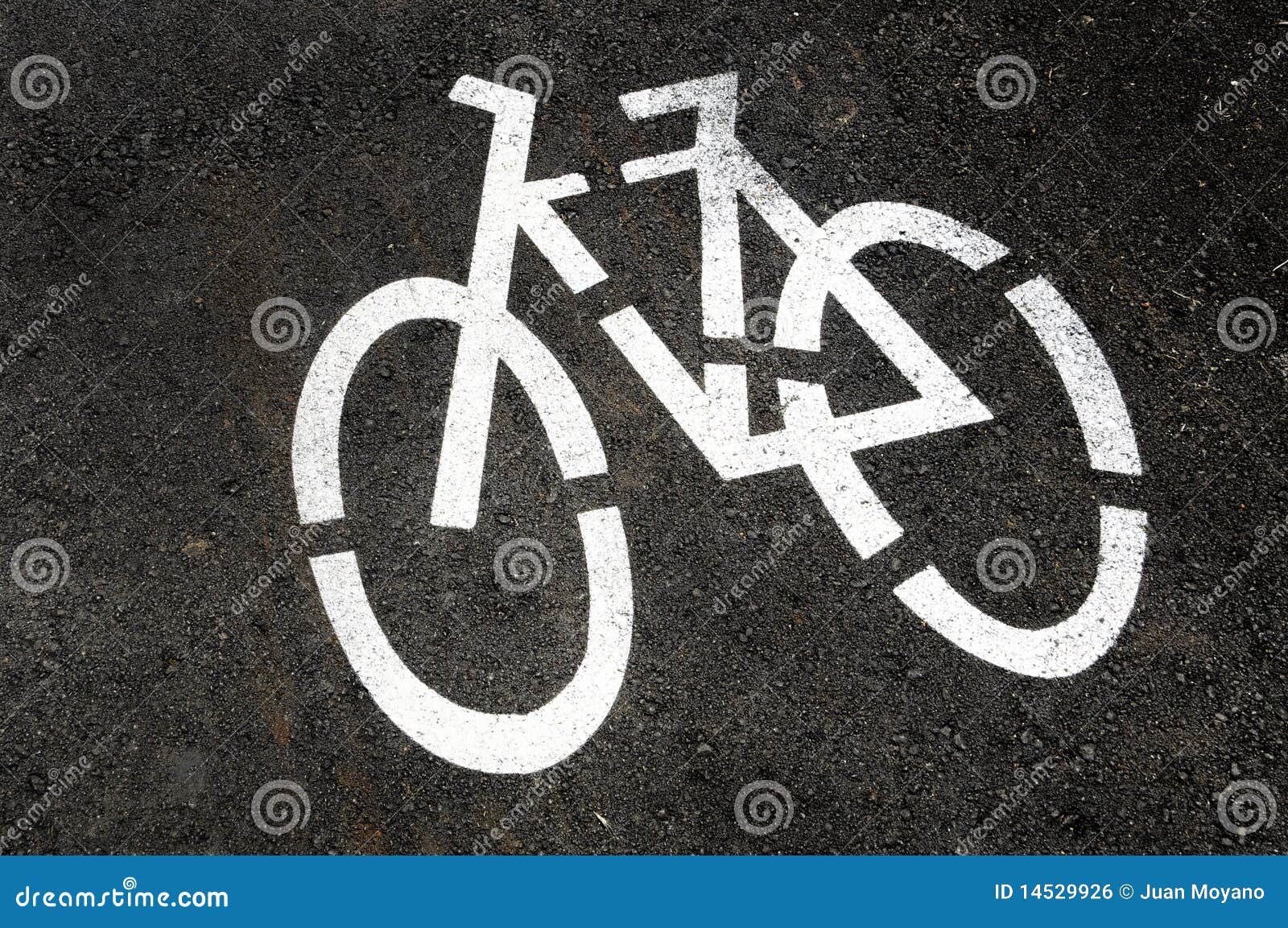 Bicycle-only lane stock photo. Image of concept, city - 14529926