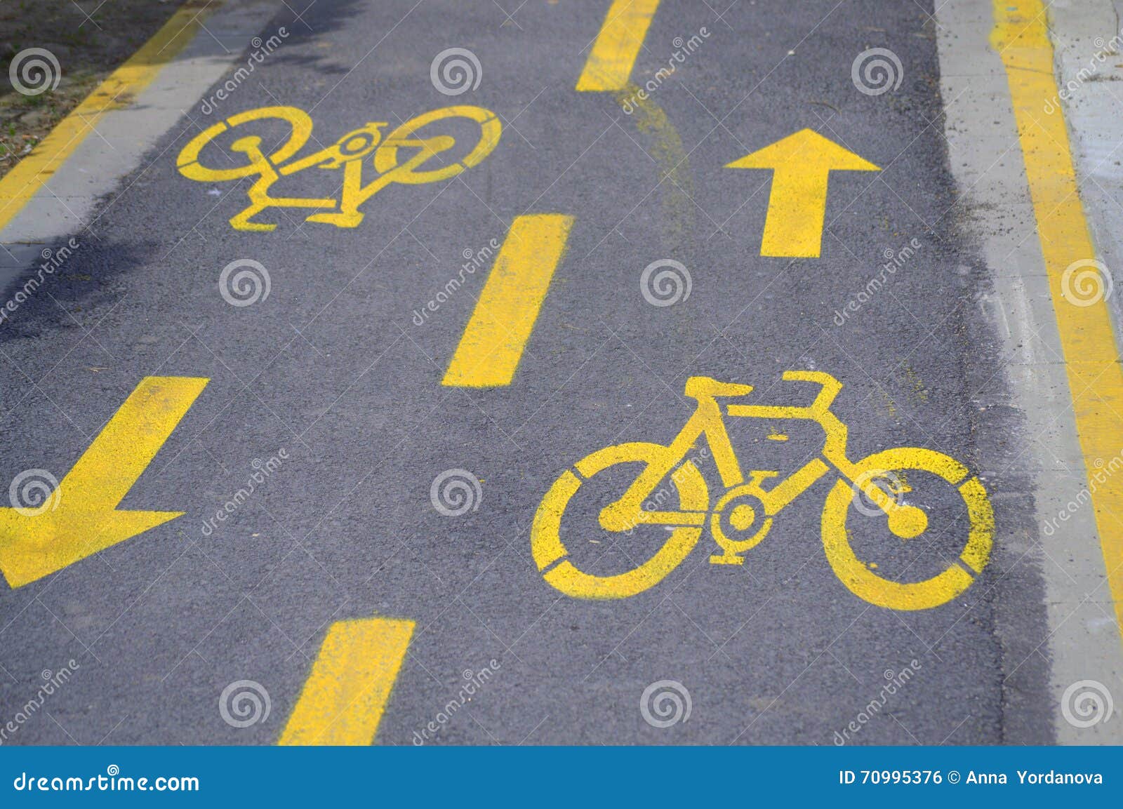 Bicycle lane stock photo. Image of fresh, sport, texture - 70995376
