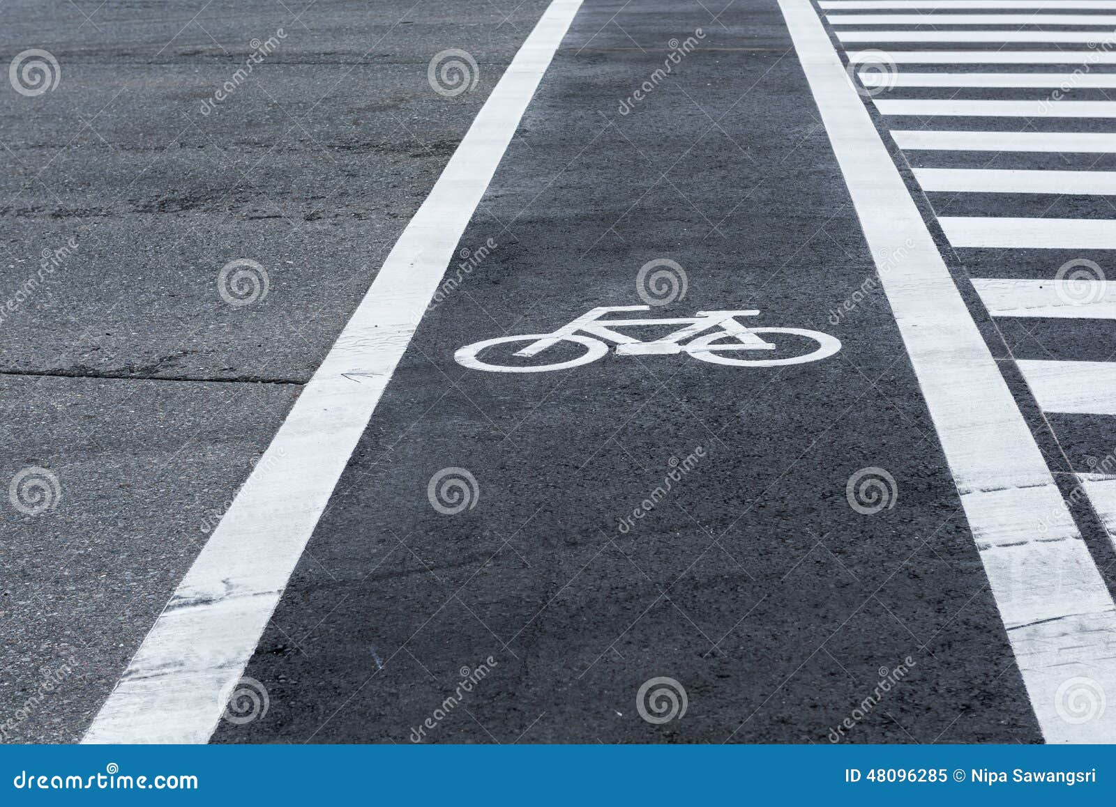 Bicycle lane path stock image. Image of japan, cyclist - 48096285