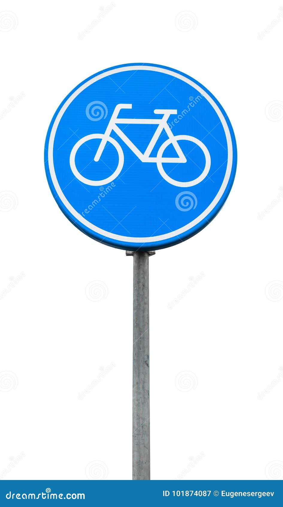 Bicycle Lane, Round Blue Road Sign Isolated Stock Image - Image of ... Bicycle Lane, Round Blue Road Sign Isolated Stock Image - Image of ...