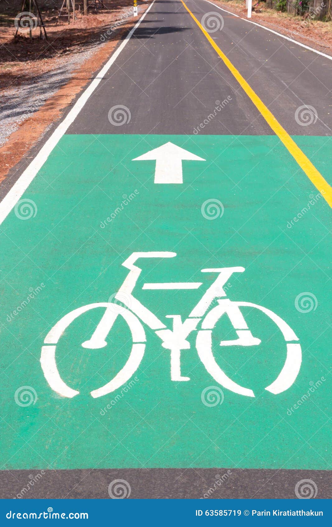 Bicycle lane sign stock image. Image of outdoor, sport - 63585719