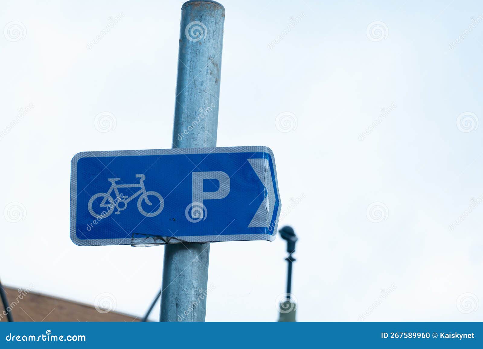 Bicycle Lane Signs and Bike Parking are Rectangular Posts Mounted on ...