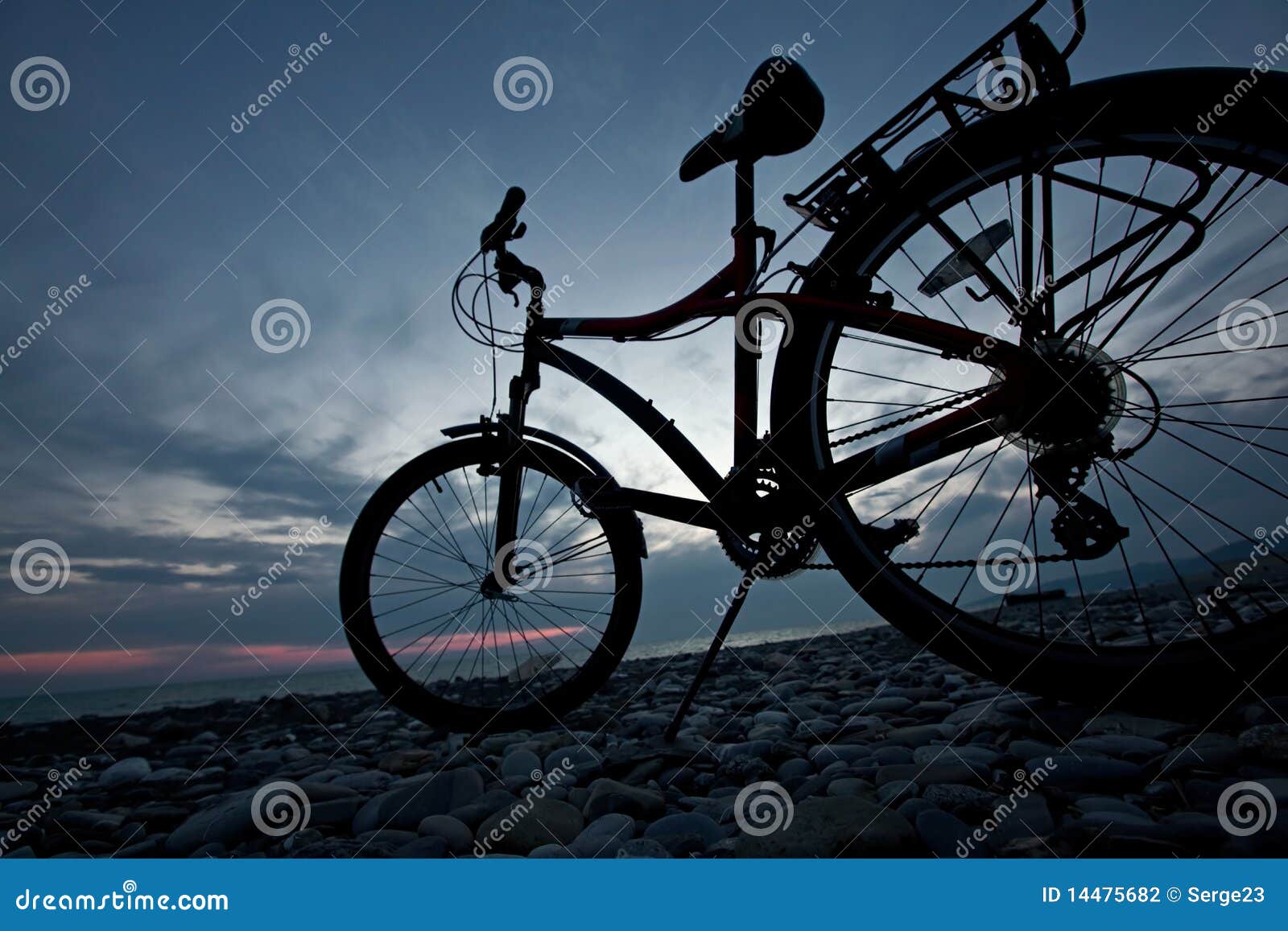 Bicycle life stock photo. Image of sunset, destinations - 14475682