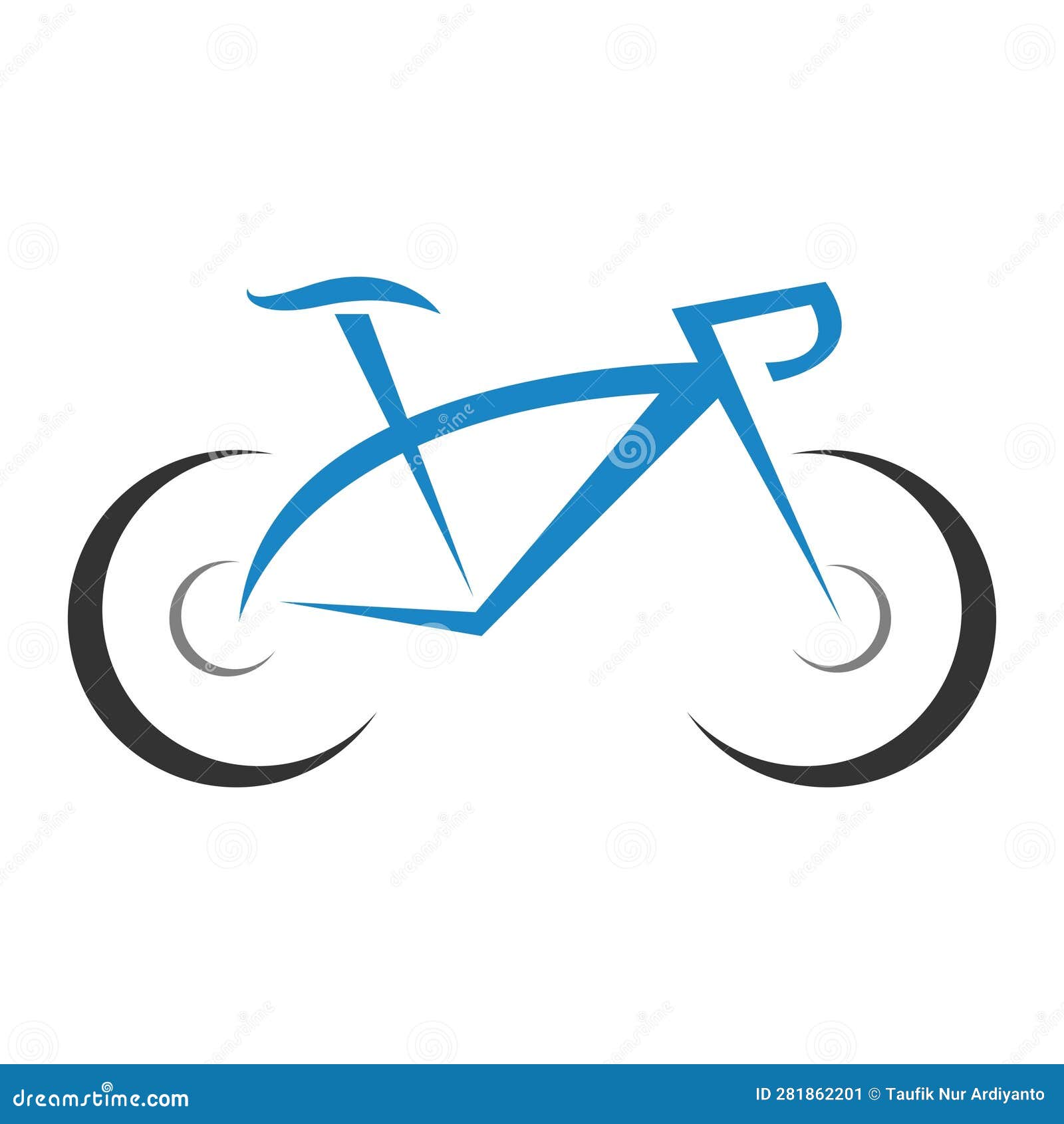 Bicycle logo icon design stock vector. Illustration of healthy - 281862201