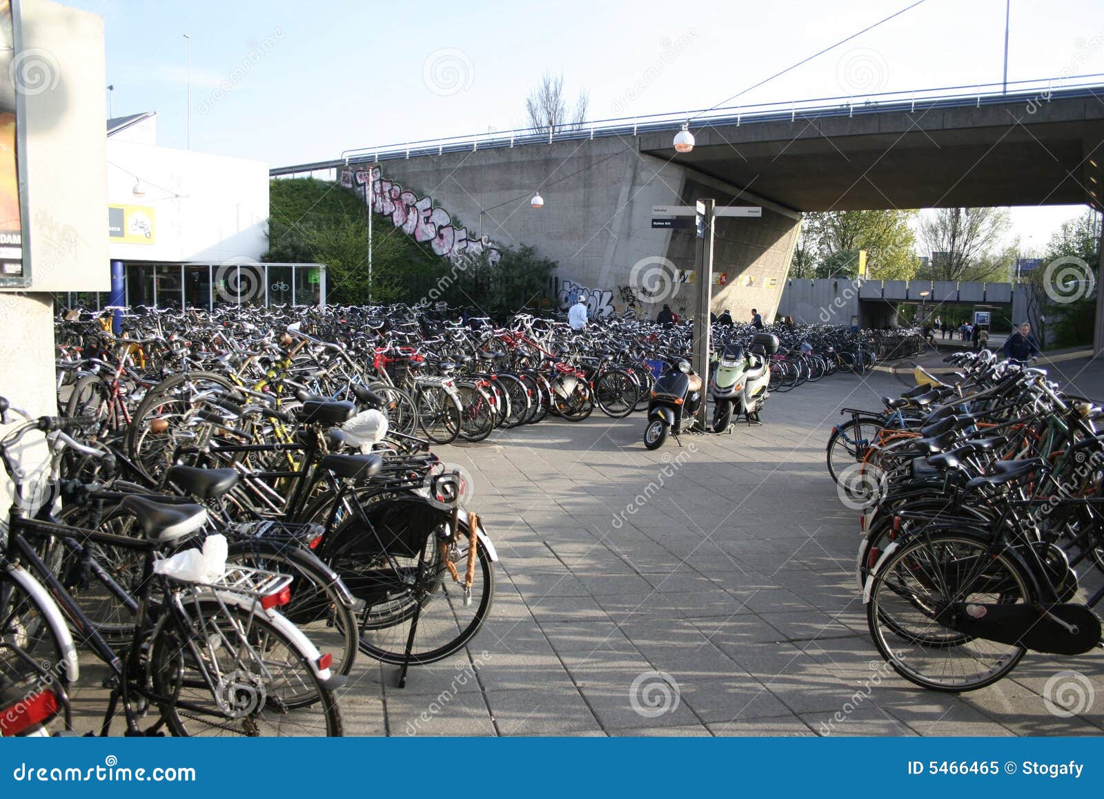 Bicycle Parking stock image. Image of cycles, crowded - 5466465