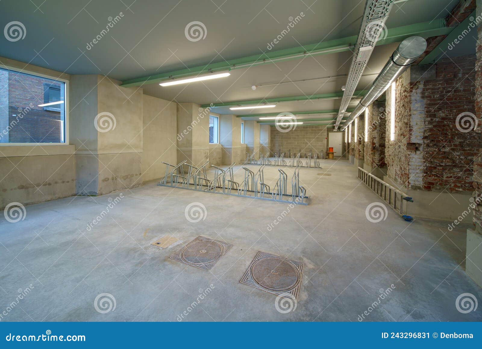 An bicycle parking stock image. Image of transportation - 243296831