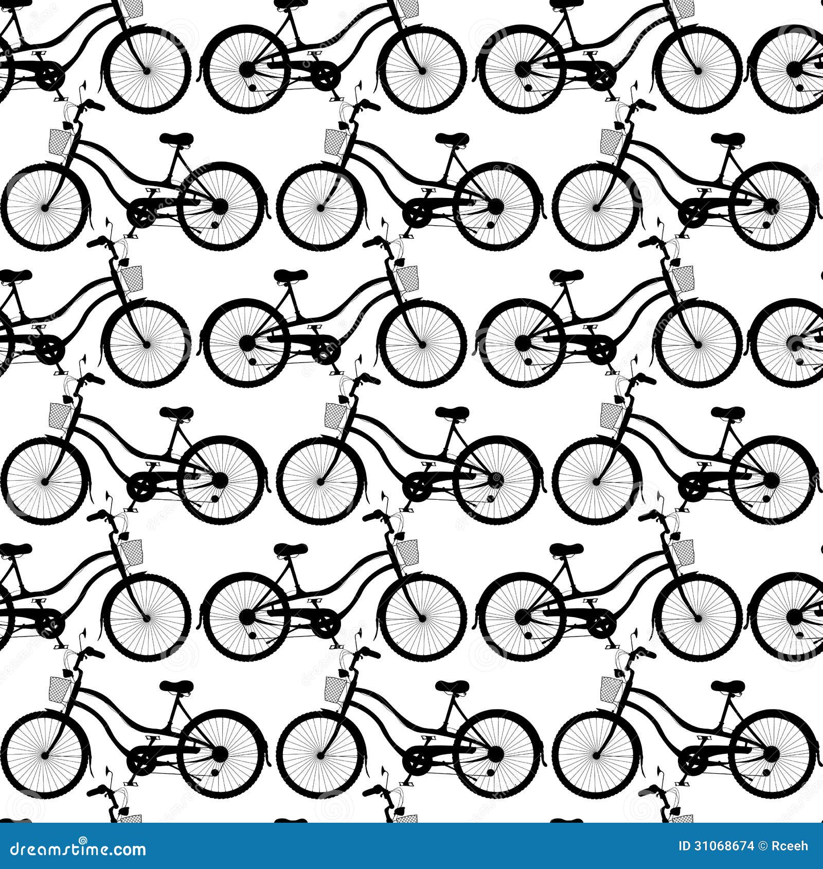 Bicycle pattern design stock vector. Illustration of gear - 31068674