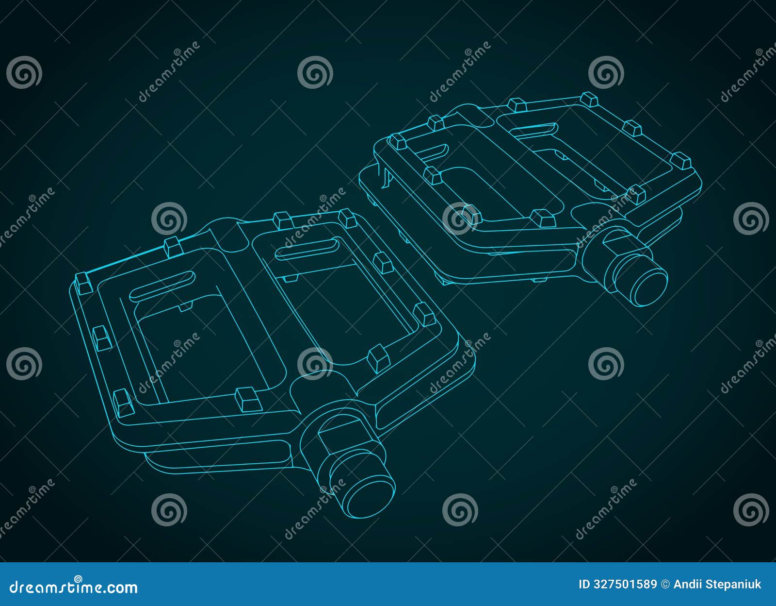 Bicycle Pedals Illustration Stock Vector - Illustration of mechanism ...