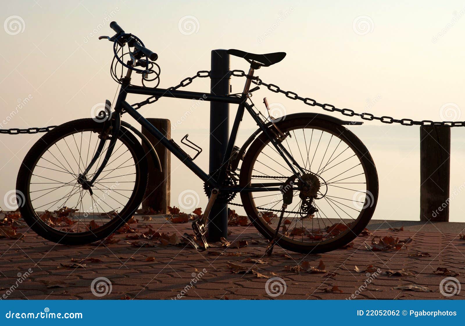 Bicycle on the Pier at Lake Balaton Stock Photo - Image of healthy ...