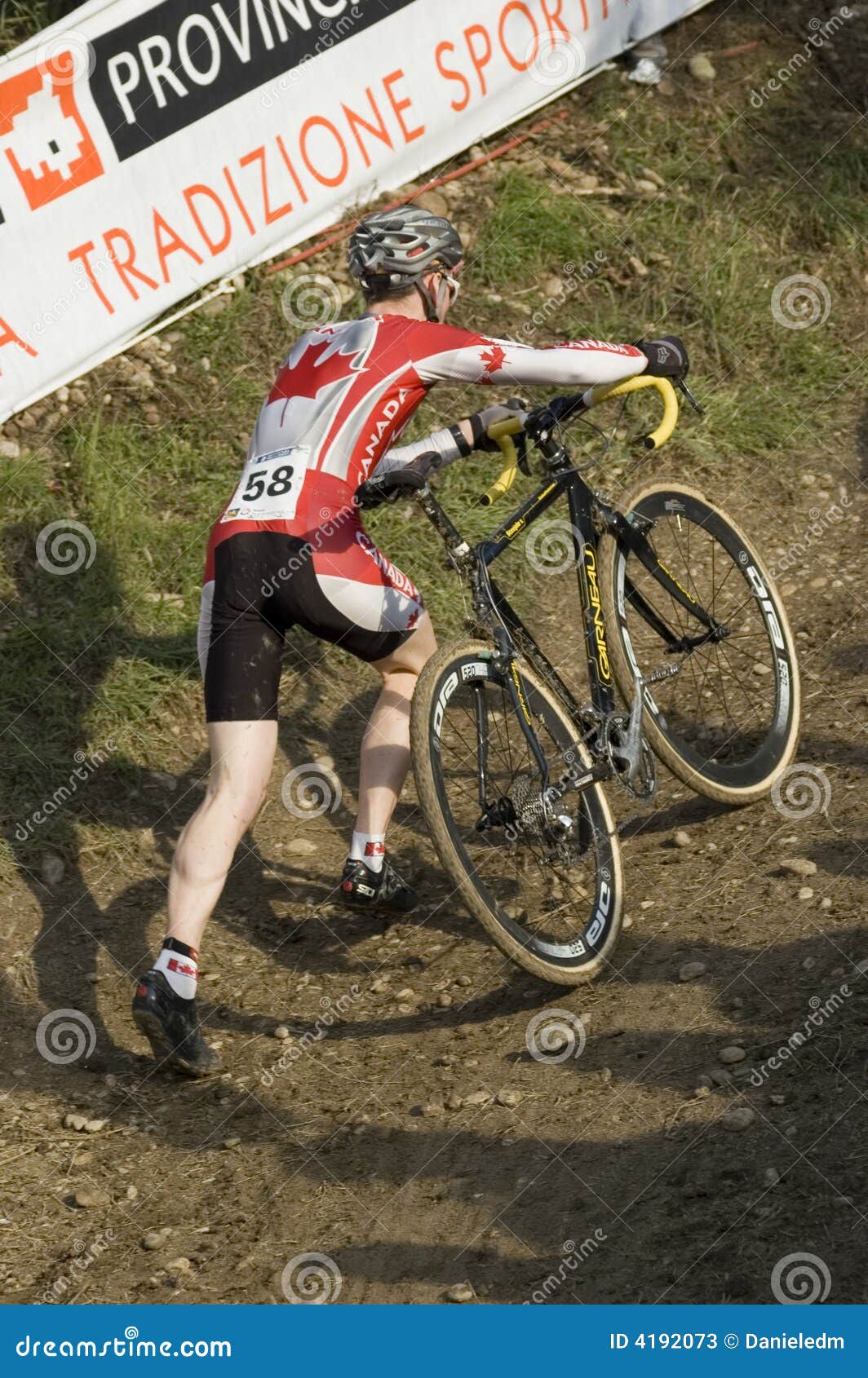 Bicycle race competitor editorial stock photo. Image of countryside ...
