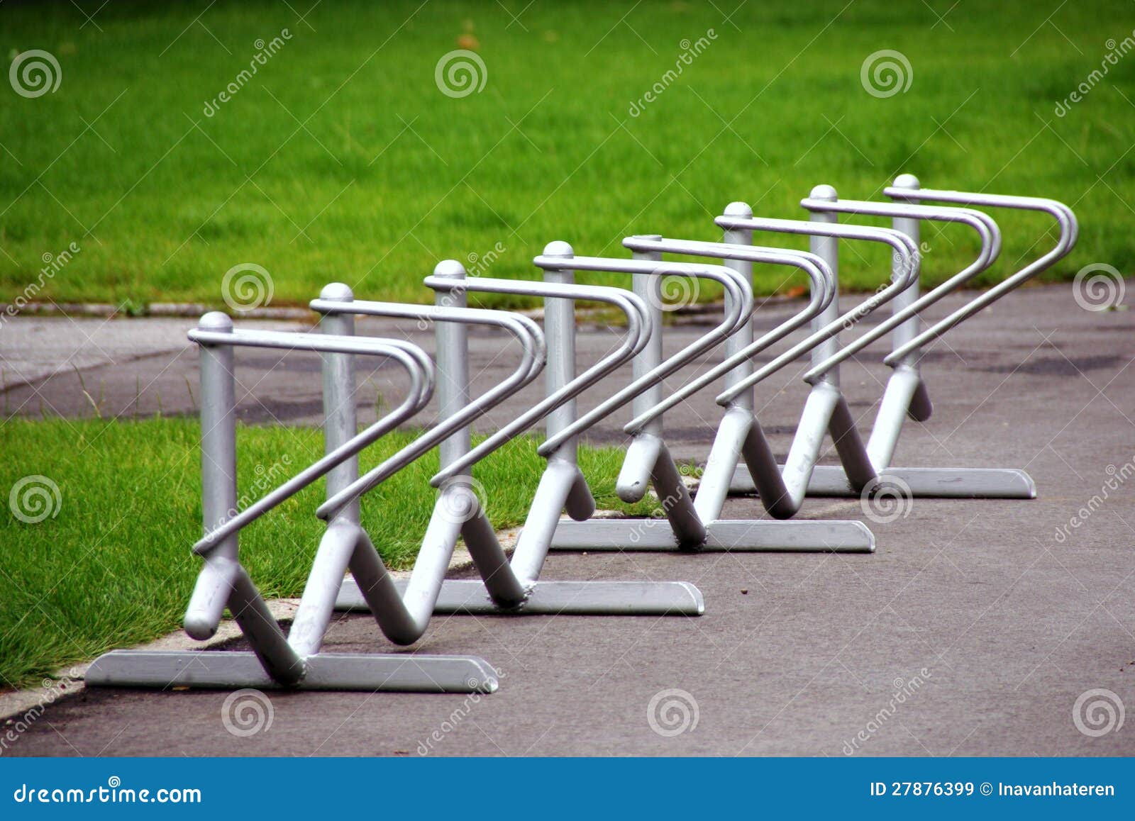 Bicycle rack stock image. Image of colonna, bikes, rows - 27876399