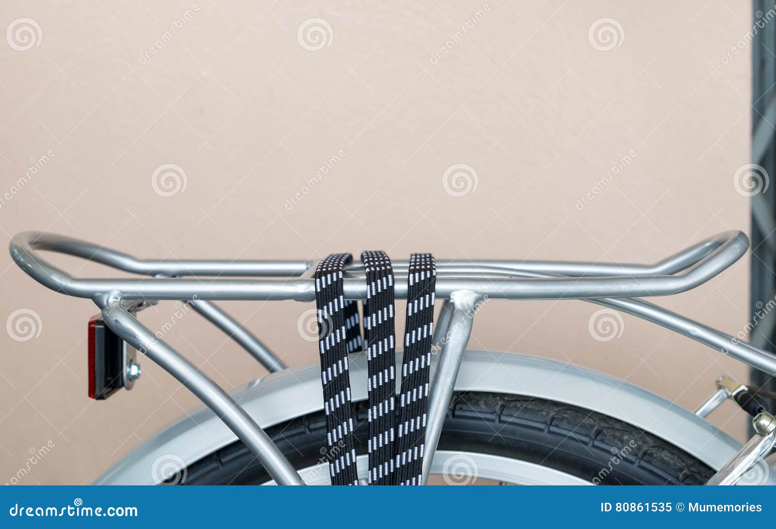 Bicycle Rack Rope Lock Rear Stock Image - Image of travel, lock: 80861535