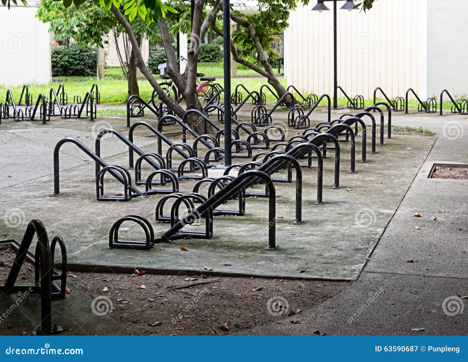 Bicycle Racks stock image. Image of transportation, wheel - 63590687