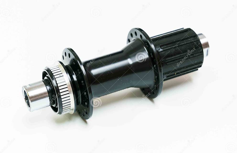 Bicycle rear wheel hub stock photo. Image of material - 319200700