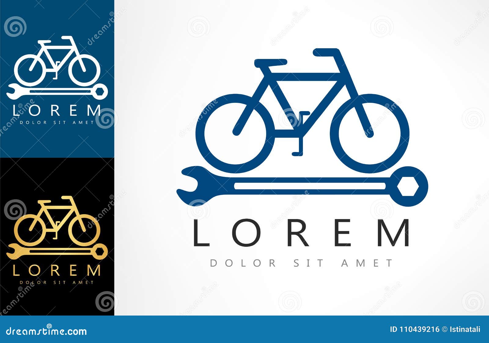 Bicycle repair logo vector stock vector. Illustration of lifestyle ...