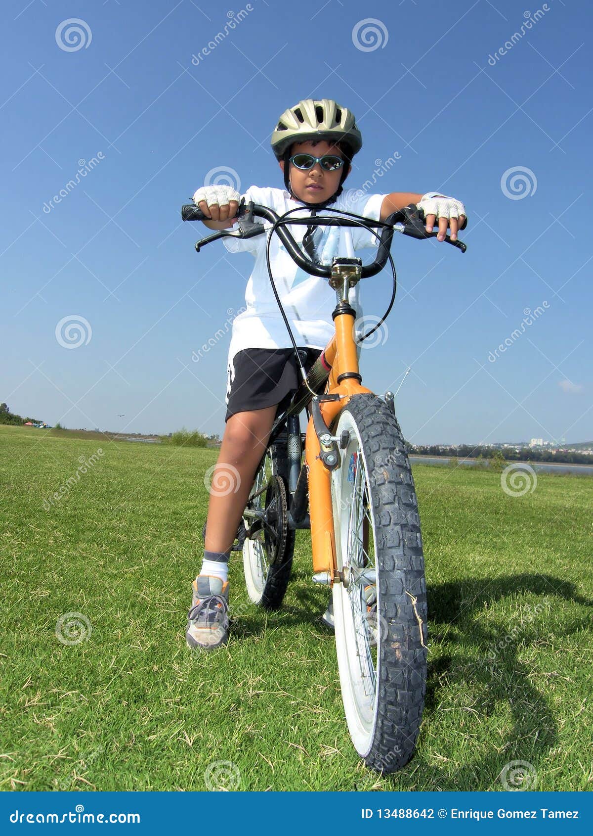 Bicycle ride stock photo. Image of staring, gear, enjoy - 13488642