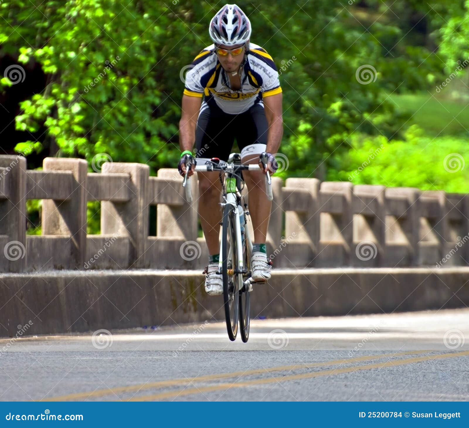 Bicycle Ride Across Georgia Editorial Stock Image - Image of rider ...