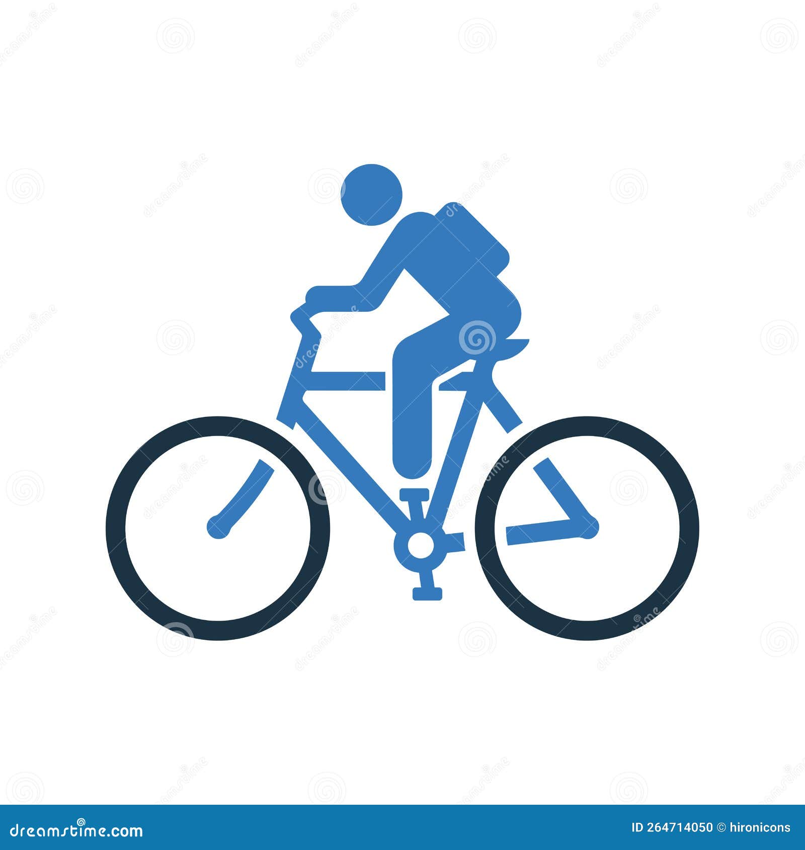 Bicycle, riding icon stock illustration. Illustration of transport ...