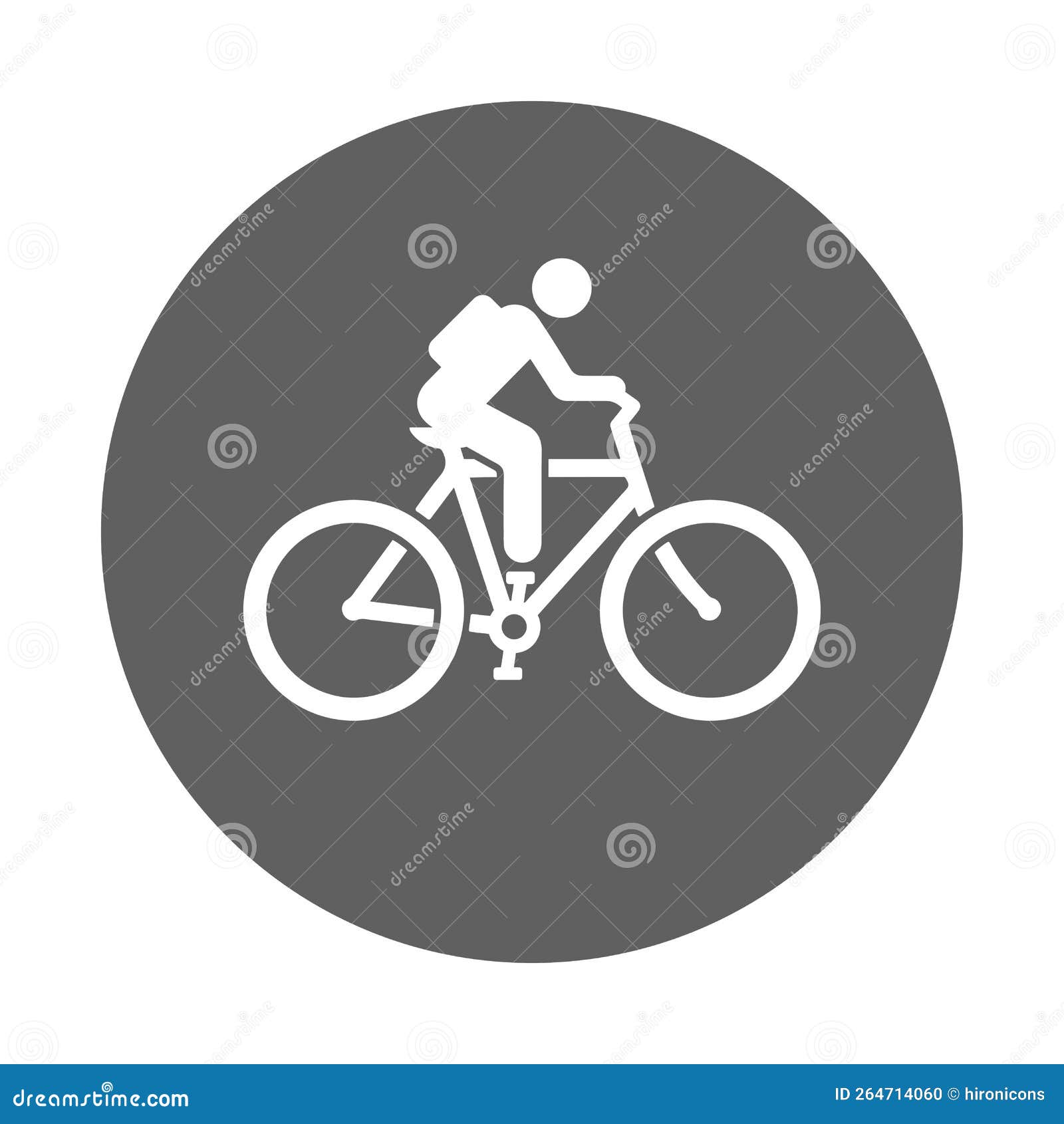 Bicycle, riding icon stock illustration. Illustration of male - 264714060
