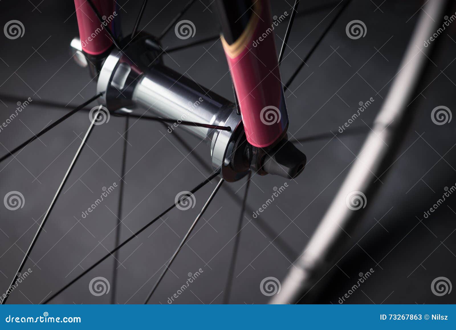 Bicycle Road Bike Front Wheel Stock Image - Image of light, tire: 73267863