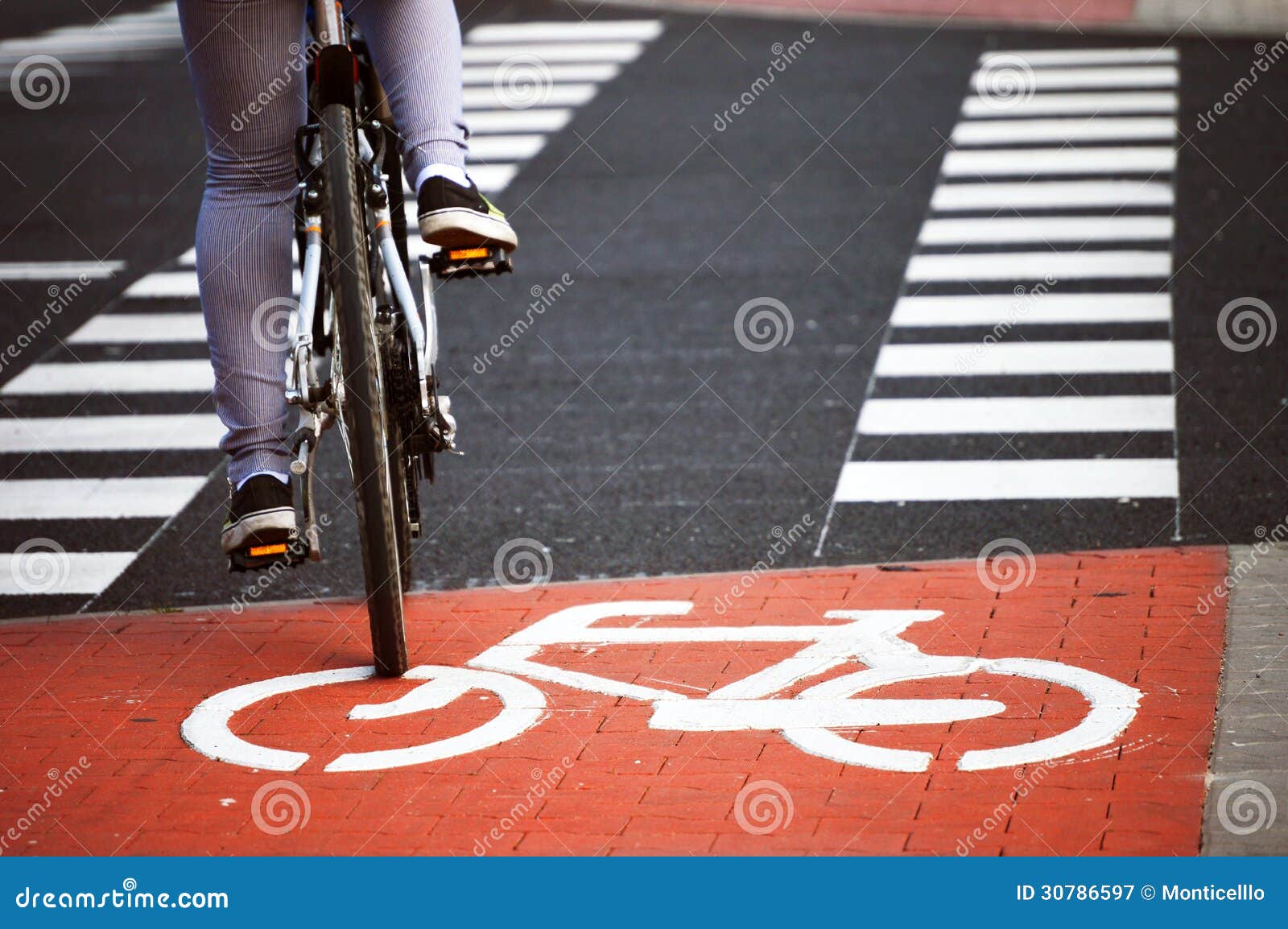 Bicycle Road Sign and Bike Rider Stock Image - Image of street, line ...