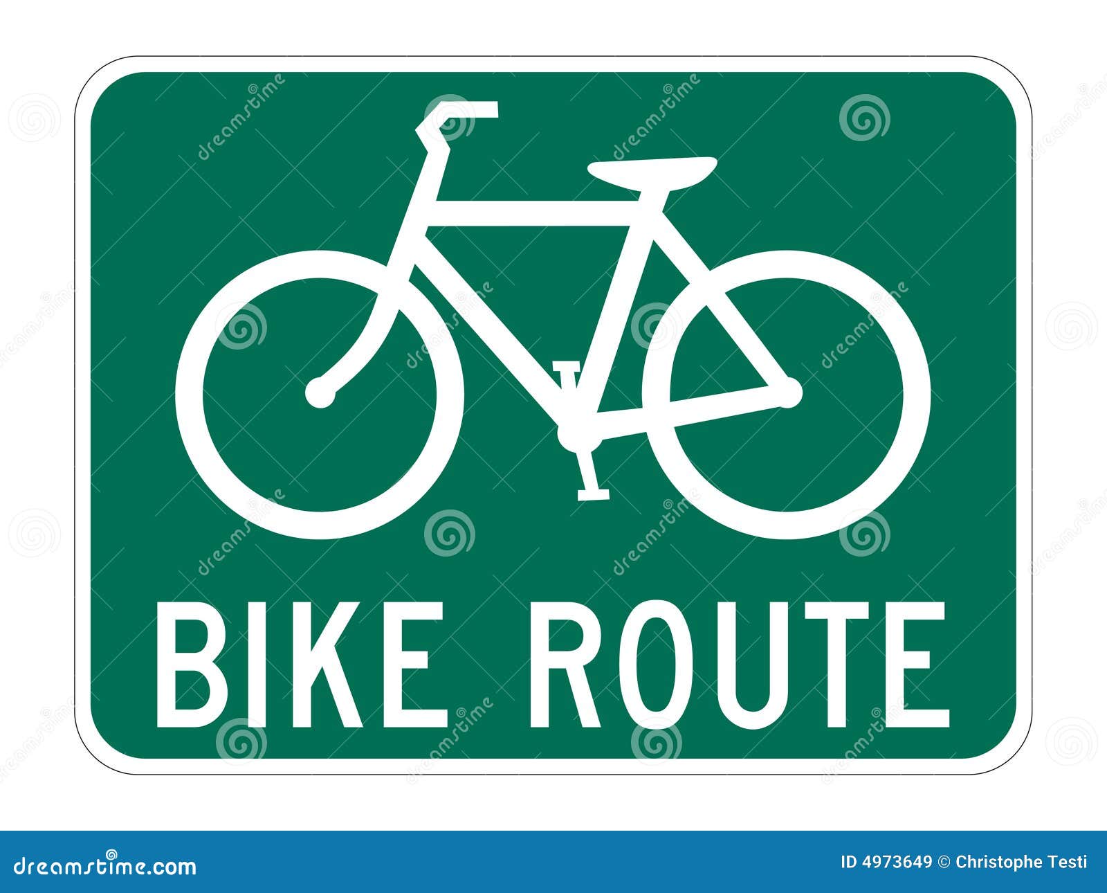 Bicycle Route Guide stock vector. Illustration of pattern - 4973649