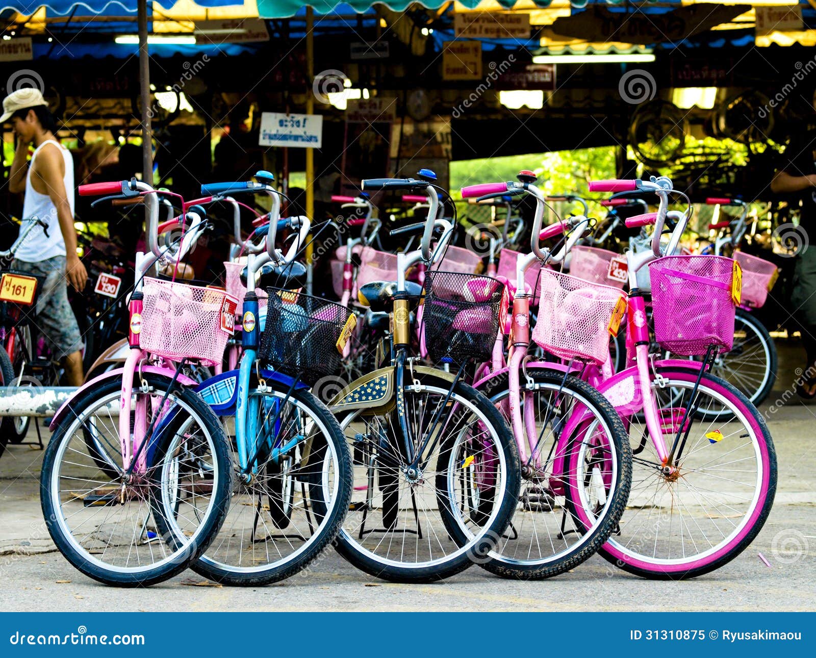 Bicycle stock image. Image of stationary, colorful, travel - 31310875