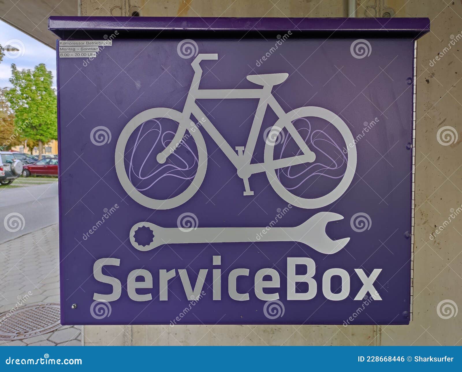 Bicycle Service Box for Public Use Stock Photo - Image of bike, rogue ...