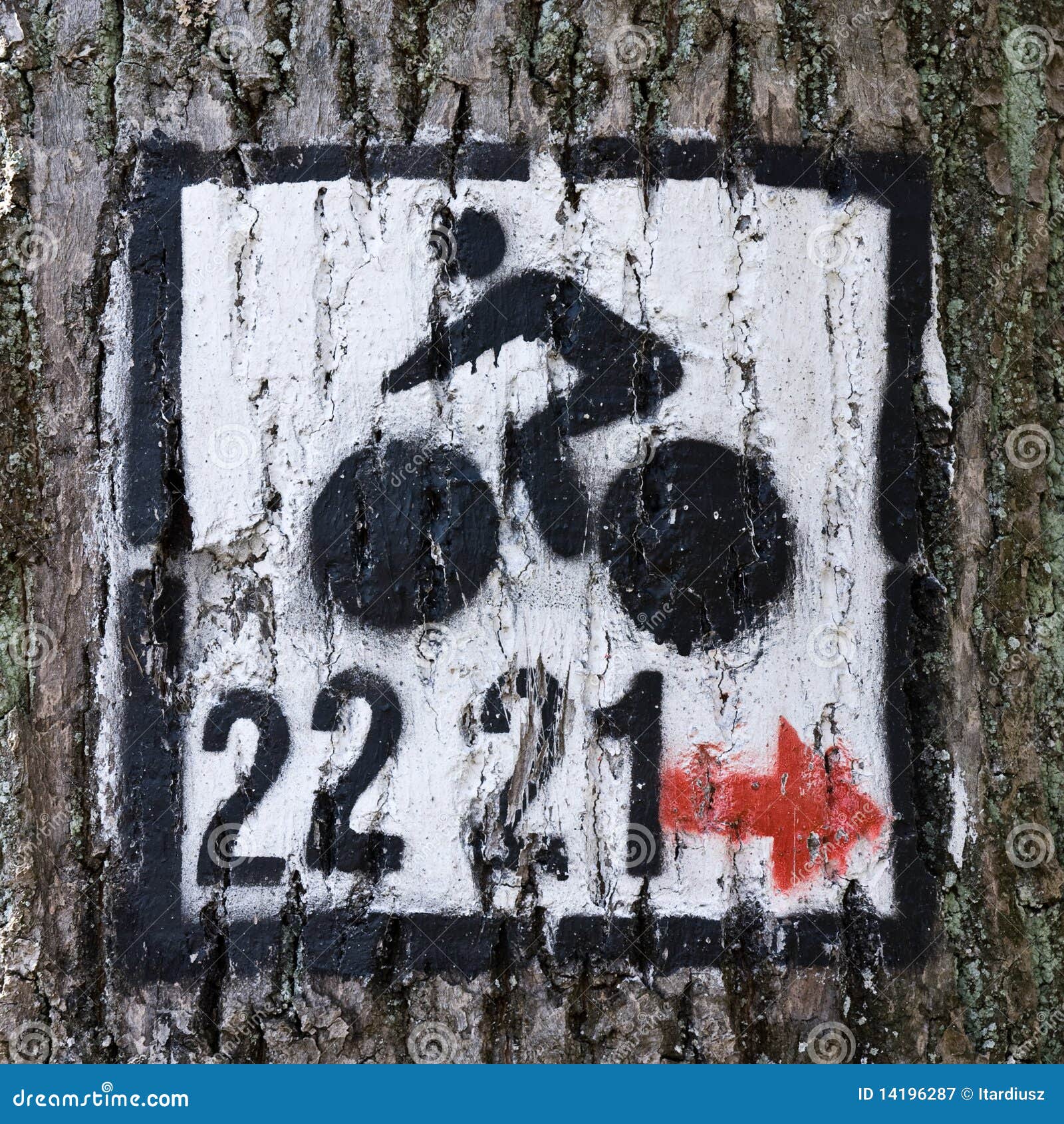 Bicycle sign stock image. Image of bicycle, retro, post - 14196287