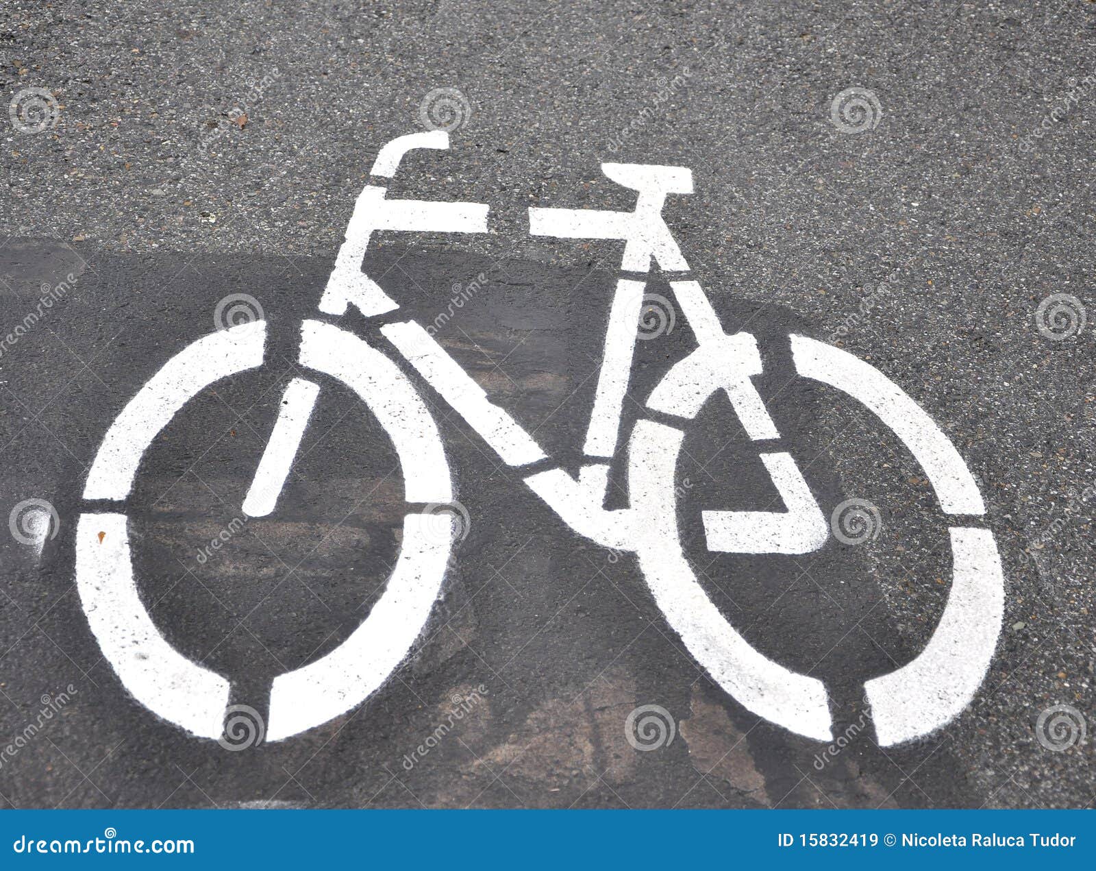 Bicycle sign stock image. Image of isolated, bicycle - 15832419