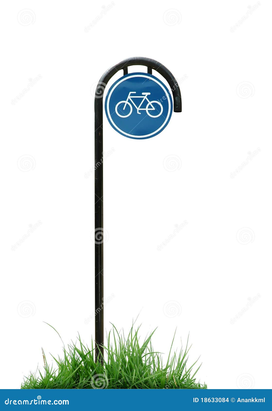 Bicycle sign stock photo. Image of transportation, roadsign - 18633084