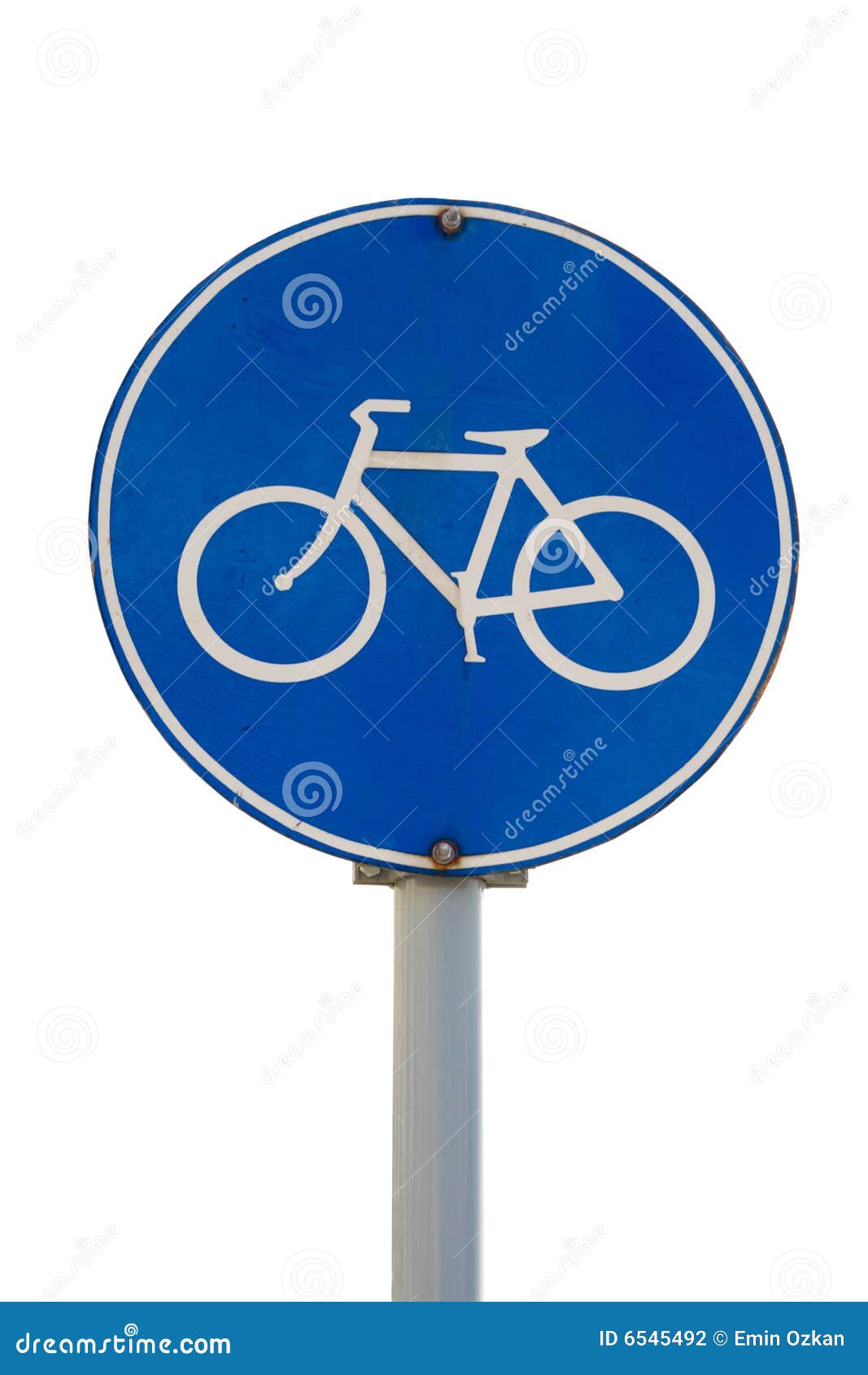 Bicycle sign stock photo. Image of path, sports, cyclist - 6545492