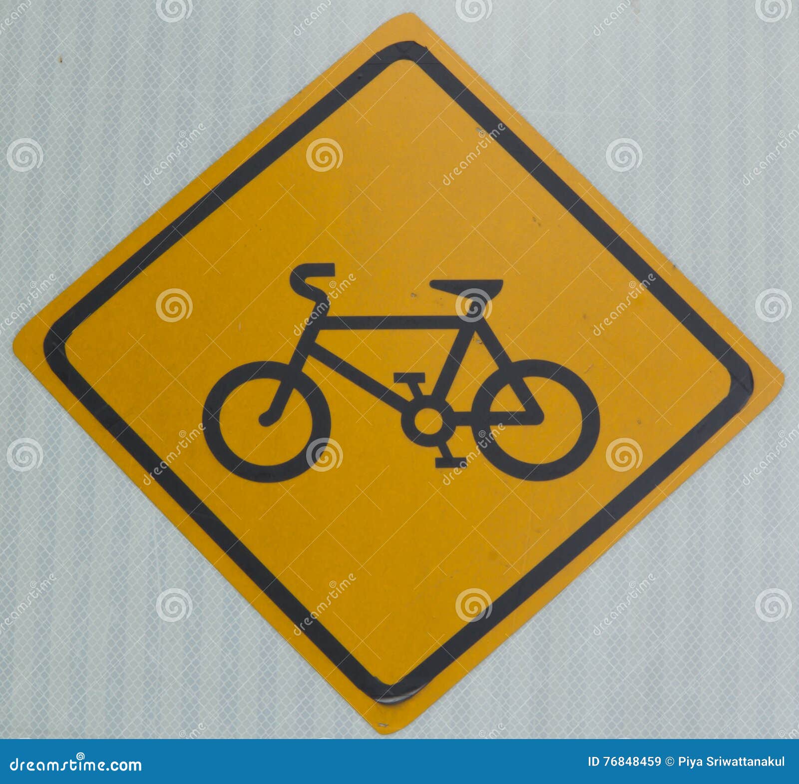 Bicycle sign stock image. Image of vehicle, lane, biking - 76848459
