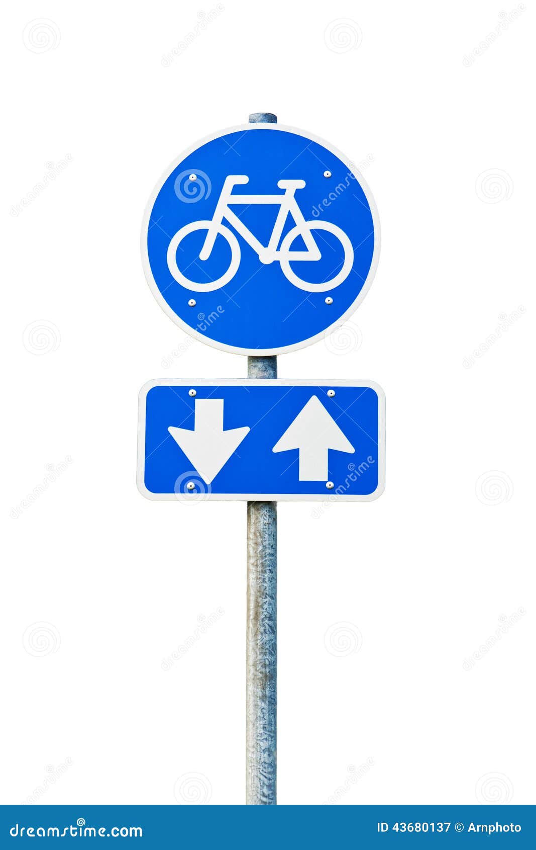 Bicycle Sign stock image. Image of bicycle, travel, symbol - 43680137