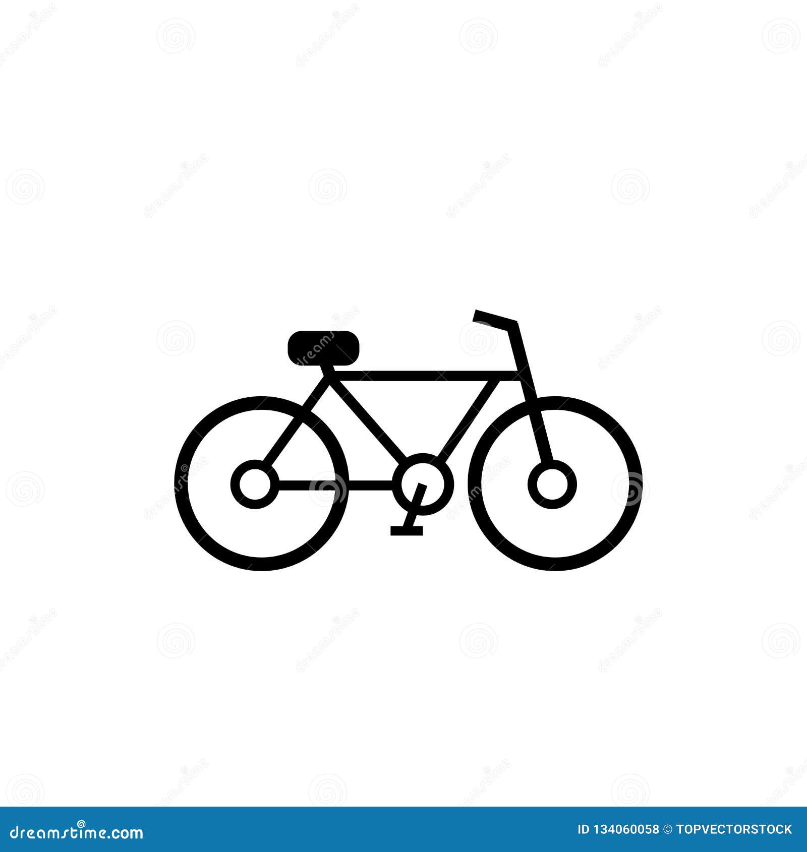 Bicycle Sign Icon Vector Isolated on White Background, Bicycle Sign ...