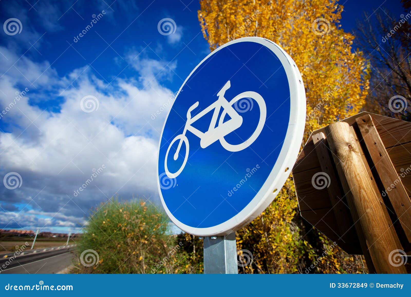 Bicycle Sign stock image. Image of caution, bike, exercise - 33672849
