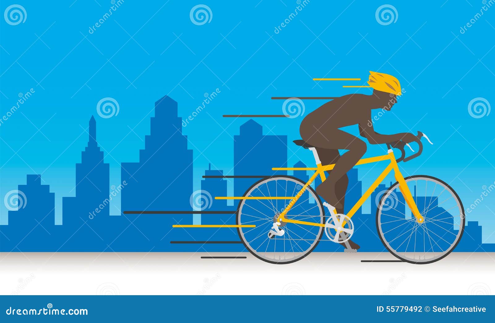 Bicycle Speed stock vector. Illustration of travel, racing - 55779492