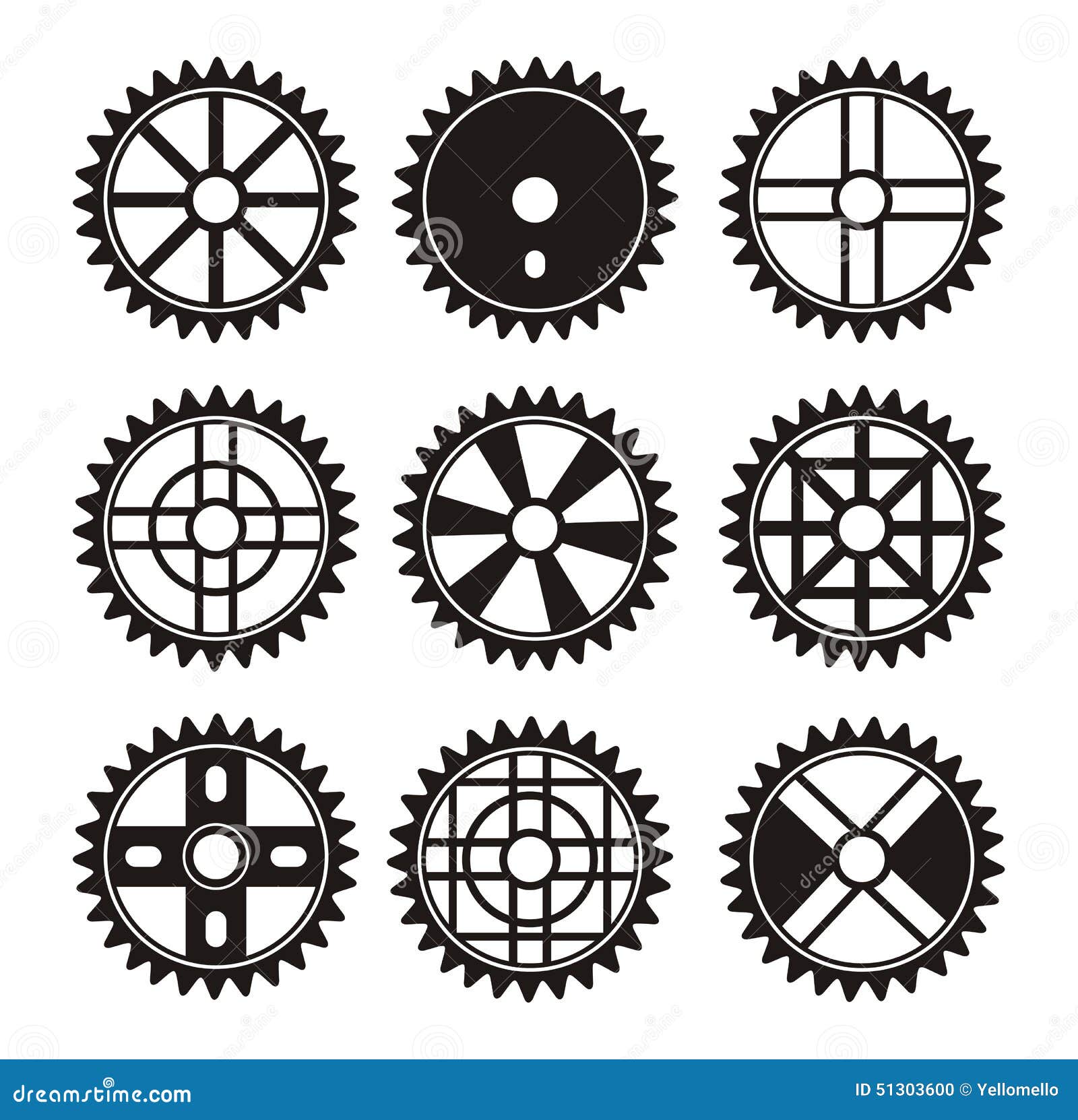 Sprocket Pictogram Stock Illustrations – 844 Sprocket Pictogram Stock ...