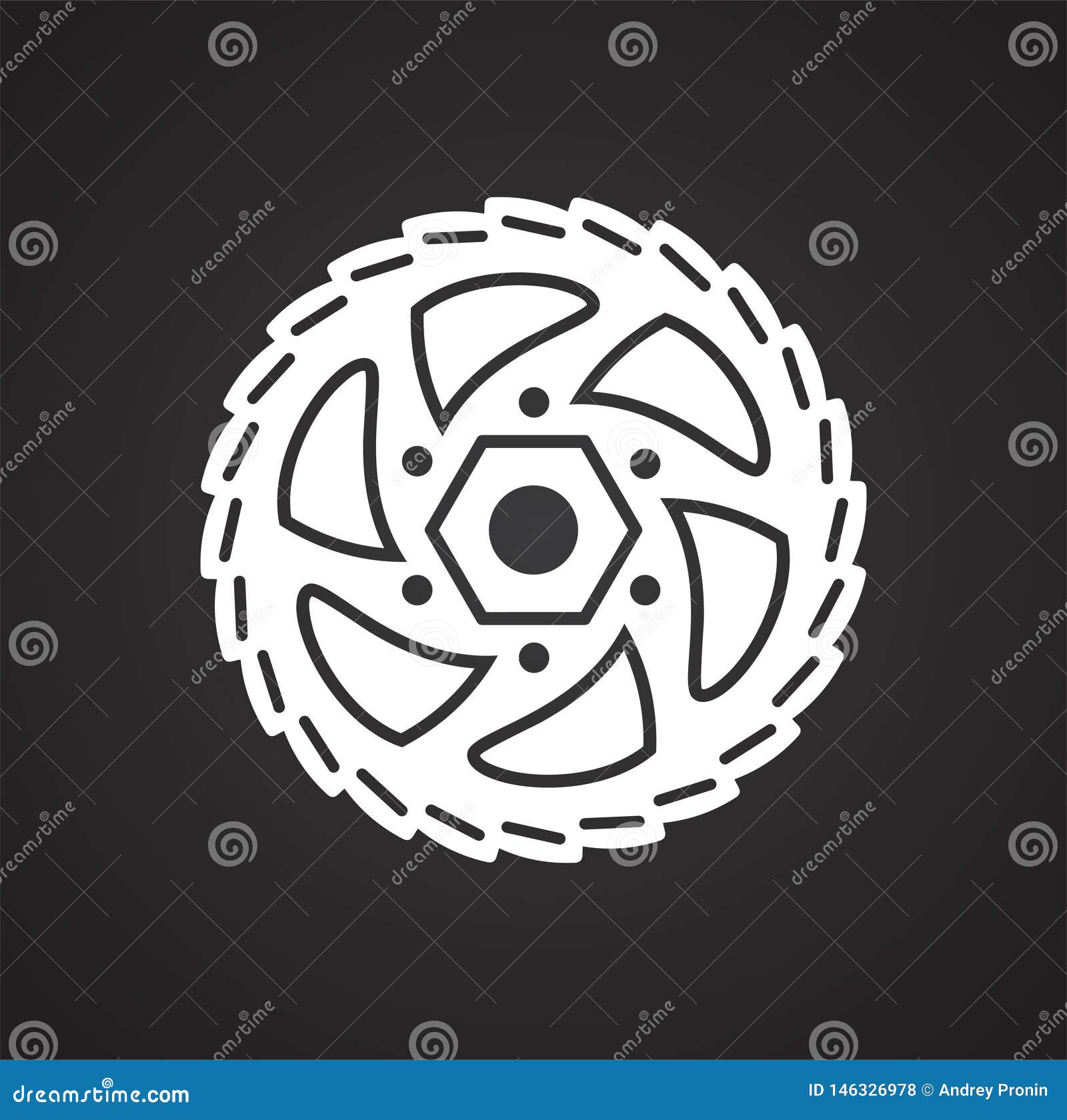 Bicycle Star Icon on Background for Graphic and Web Design. Simple ...