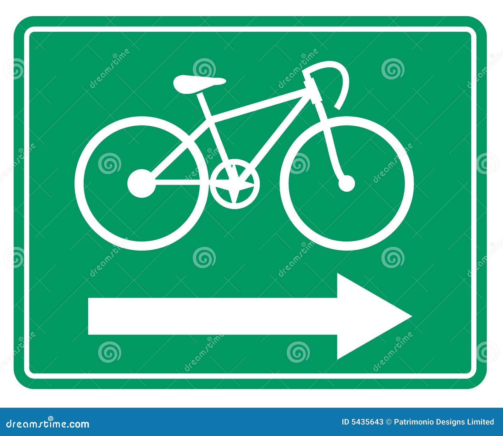 Bicycle symbol stock vector. Illustration of bicycle, silhouette - 5435643