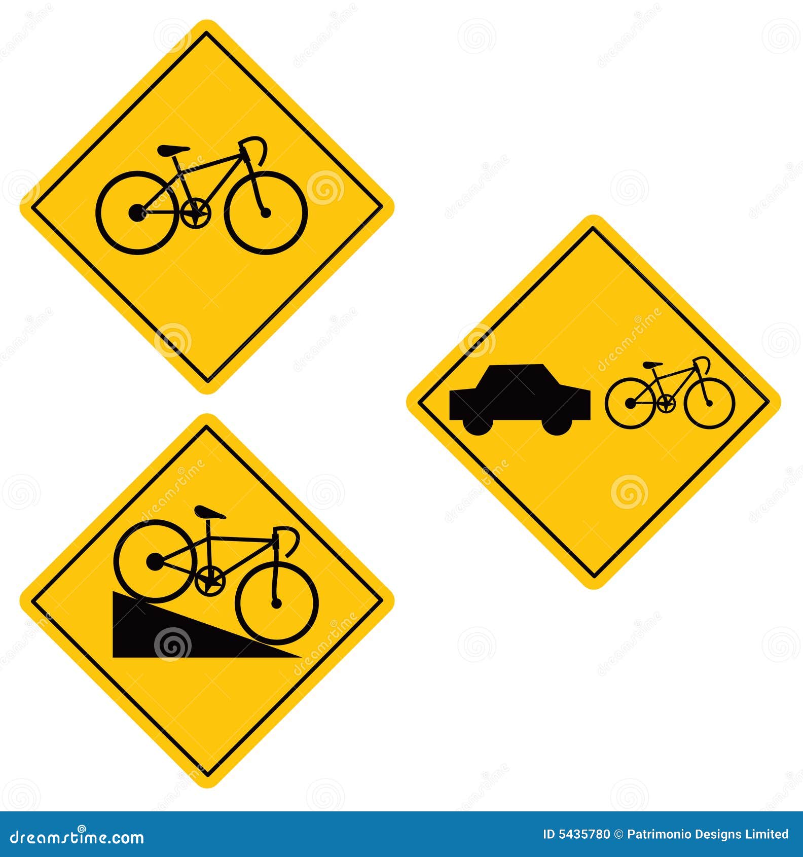 Set Of Bicycle Symbol Icons. Cartoon Vector | CartoonDealer.com #39856013