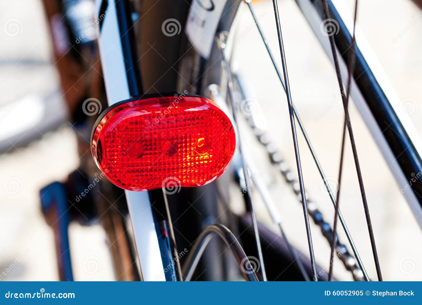 Bicycle, Tail Light LED Lights Stock Image - Image of spokes, bicycles ...