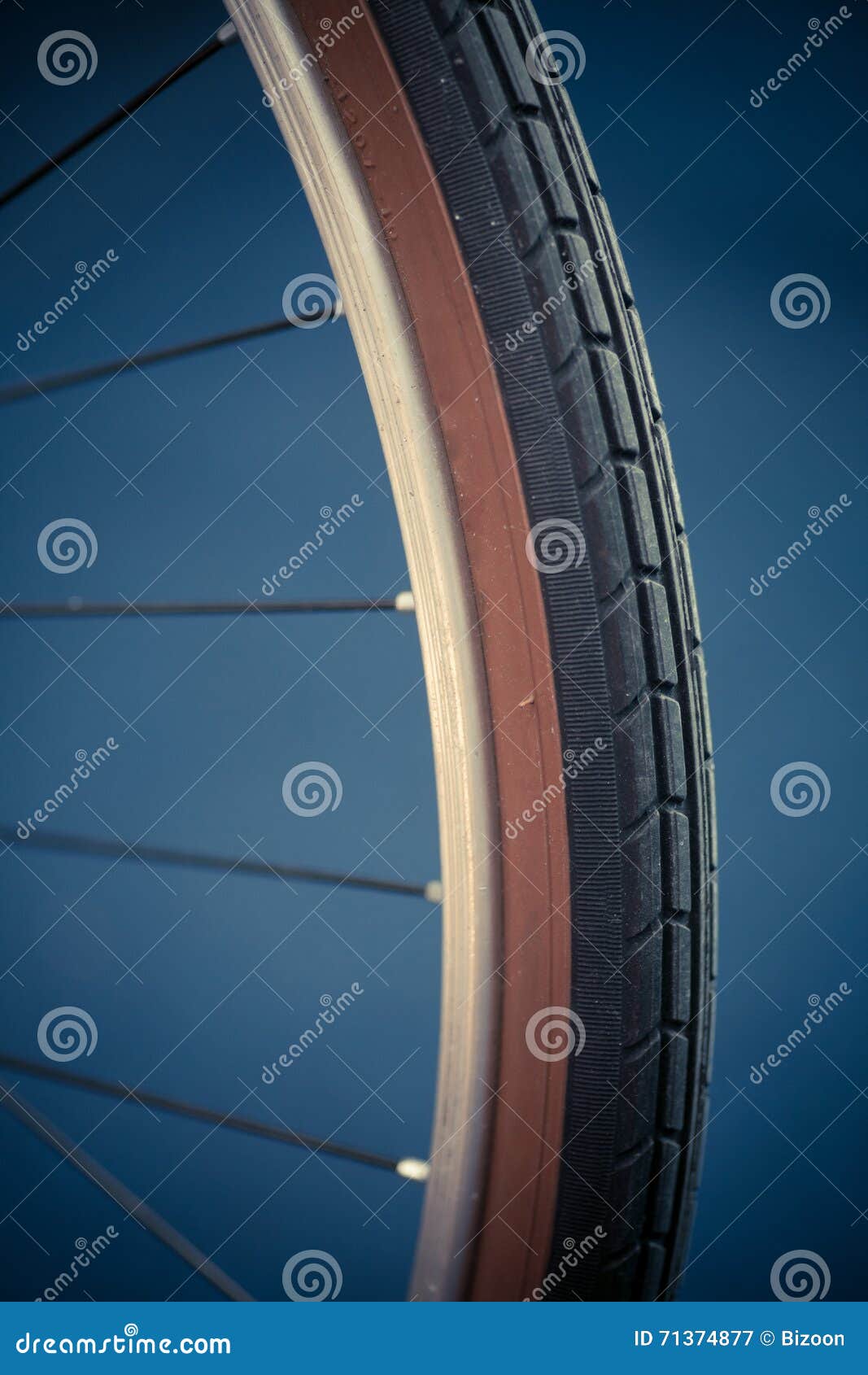 Bicycle tire detail stock image. Image of tire, closeup - 71374877